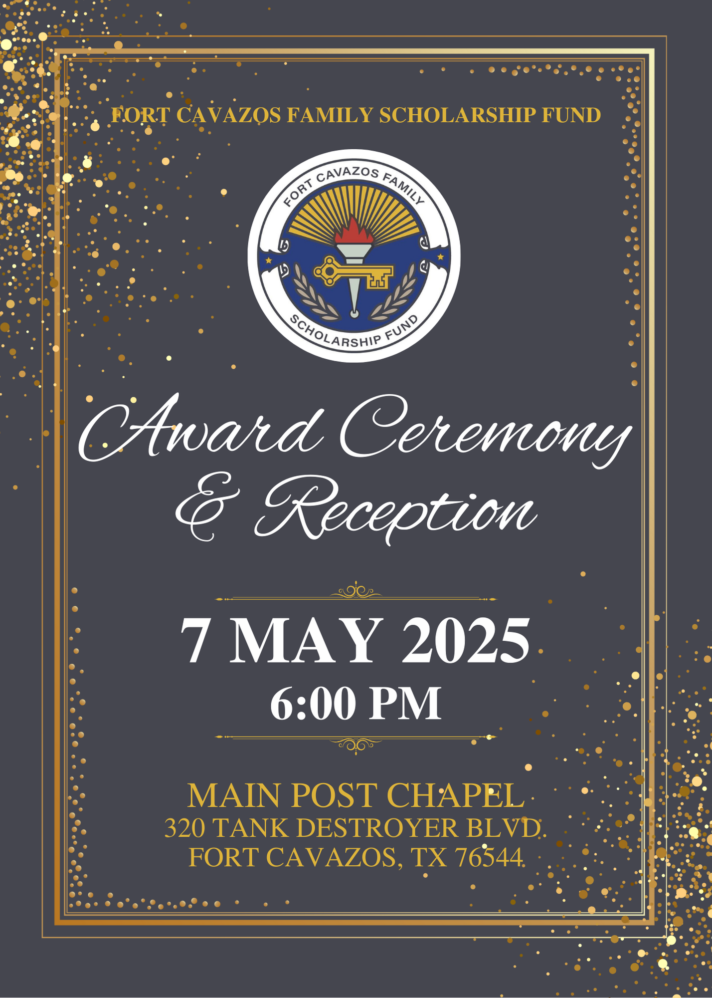 2025 Scholarship Award Ceremony - Awardee RSVP - Fort Hood Scholarship Fund